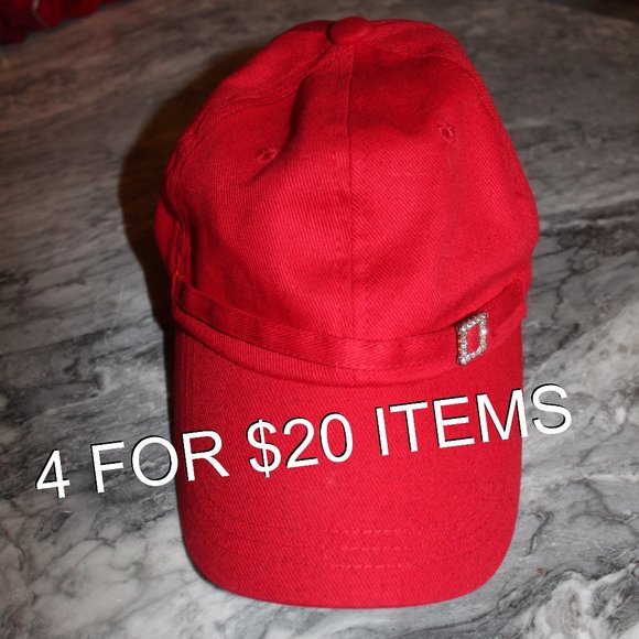 Unlisted | Accessories | Bright Red Cap | Poshmark